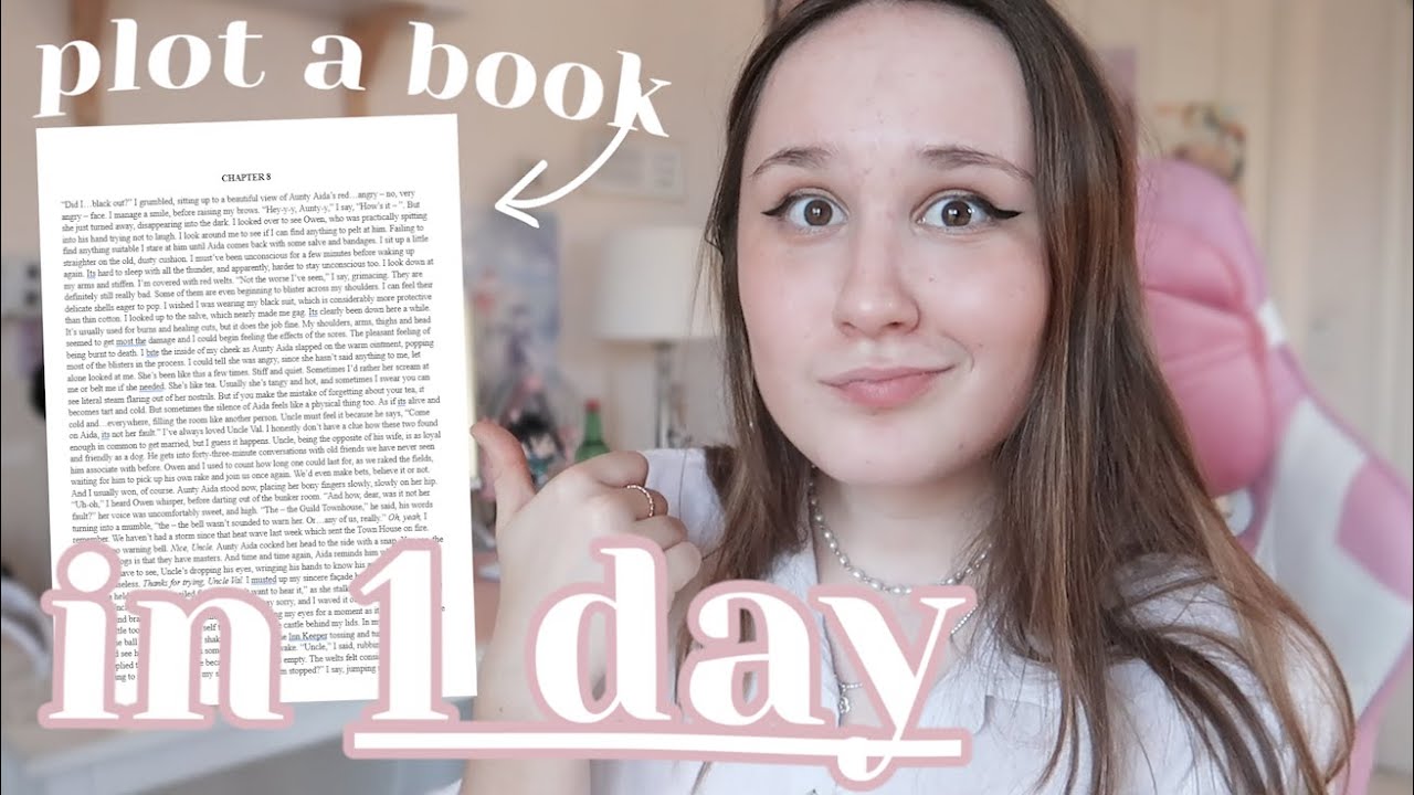 HOW I PLOTTED A BOOK IN 1 DAY // *detailed* plotting process and secret ...